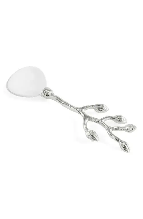 Michael Aram Silver Orchid Caviar Dish