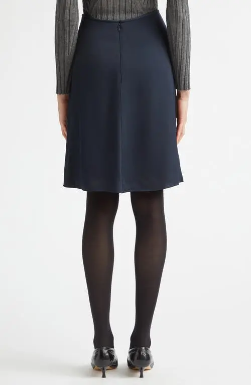 JIL SANDER Sablé Satin A-line Skirt