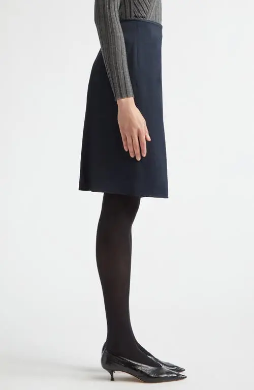 JIL SANDER Sablé Satin A-line Skirt