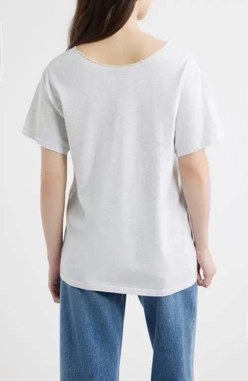 Junk Food Stars Graphic Raw Edge T-shirt