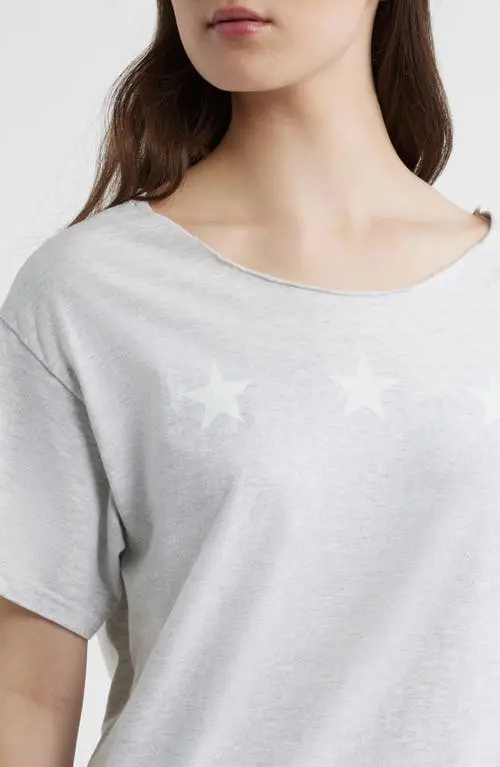 Junk Food Stars Graphic Raw Edge T-shirt