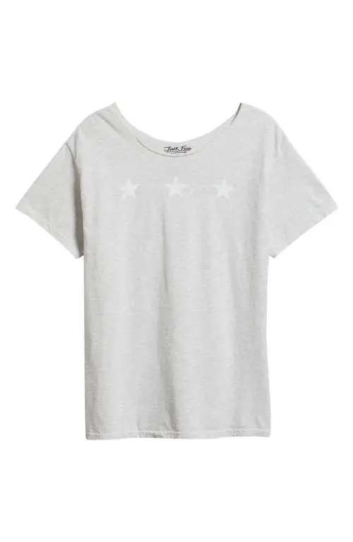 Junk Food Stars Graphic Raw Edge T-shirt