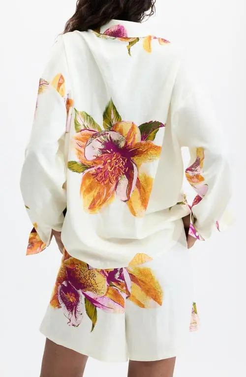 Desigual Floral Print Button-up Shirt