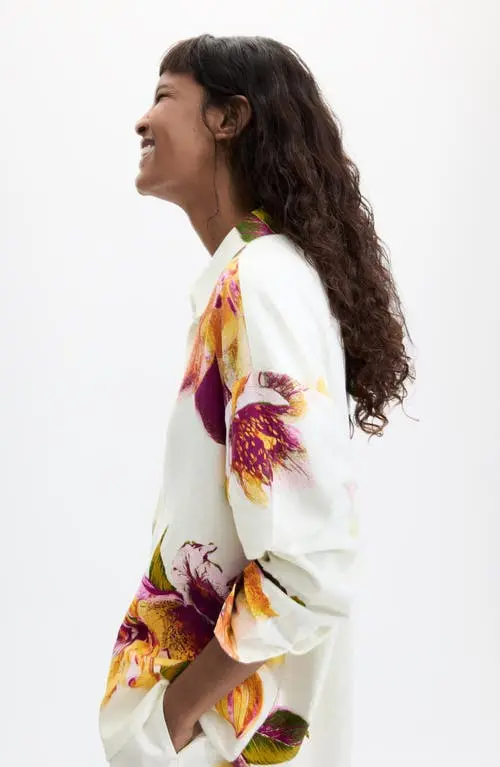Desigual Floral Print Button-up Shirt