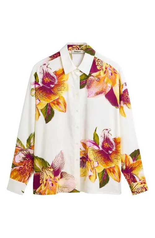 Desigual Floral Print Button-up Shirt