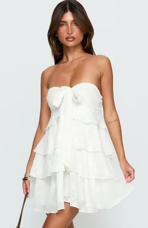 Princess Polly Kalari Strapless Layered Minidress