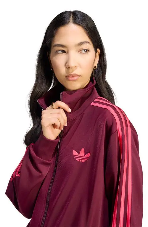 ADIDAS ORIGINALS Firebird Track Jacket - Maroon/power Pink