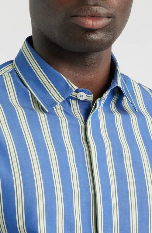 KROST Jordan Stripe Cotton Button-up Shirt
