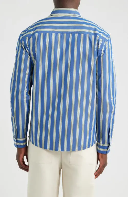 KROST Jordan Stripe Cotton Button-up Shirt
