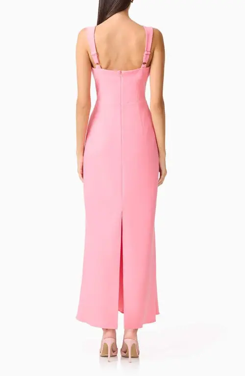 ELLIATT Hayley Beaded Floral Appliqué Sheath Gown