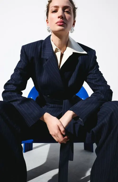 Mango Cotton Blend Tie Back Button-up Shirt