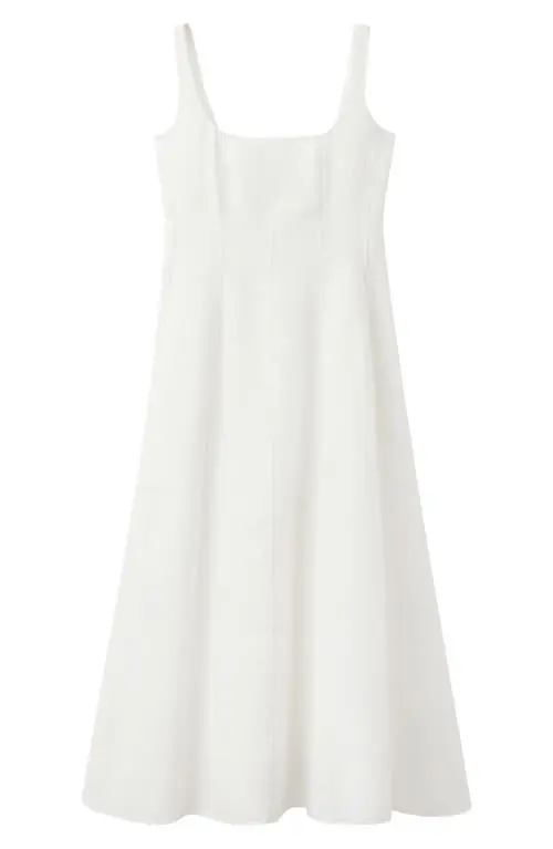 Mango Sleeveless A-line Midi Dress