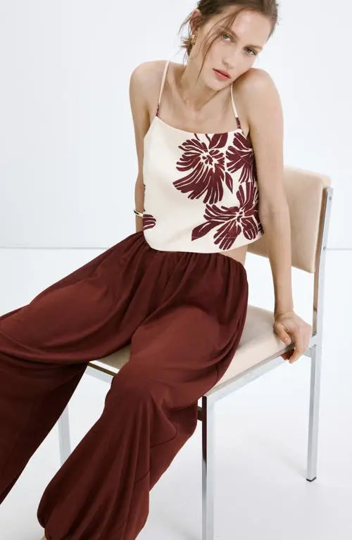 Mango Floral Cotton Tank