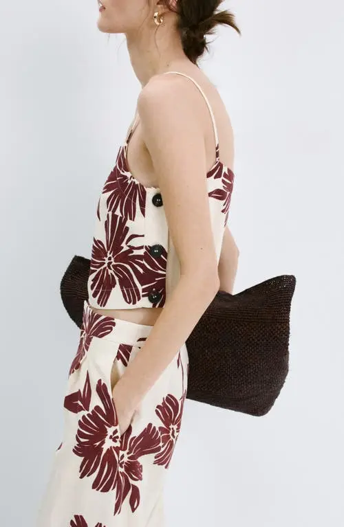 Mango Floral Cotton Tank
