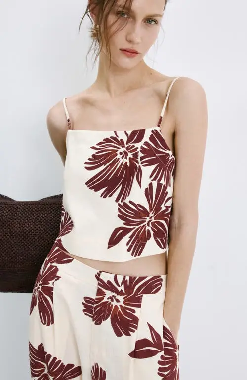 Mango Floral Cotton Tank