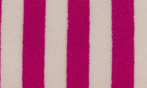 Mango Striped Cotton Terry Tote Bag - Fuchsia