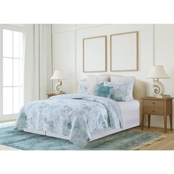 C&F HOME Cerulean Breeze Bedding Quilt Collection - Blue