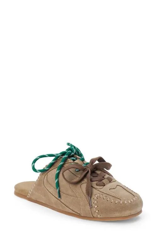 Matisse Devyl Lace-up Mule - Taupe