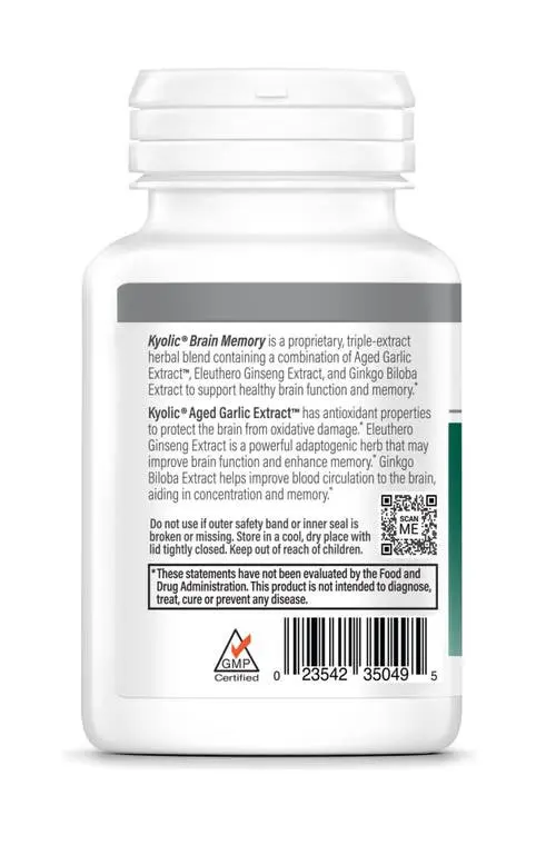KYOLIC Specialty Series Brain Memory, For Concentration & Recall