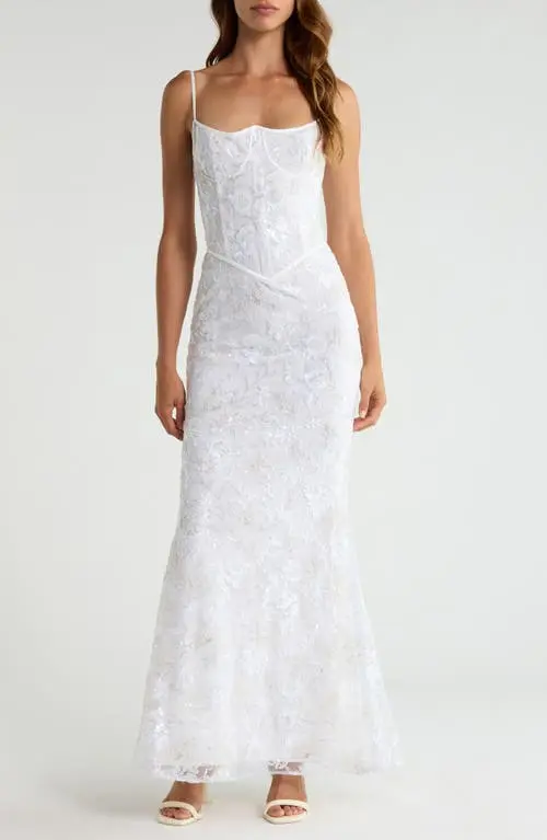 House Of Cb Naima Hand Beaded Gown