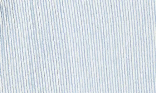 Berle Linen Look Stripe Flat Front Cotton Seersucker Shorts