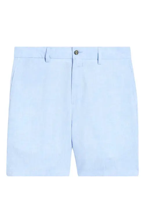 Berle Flat Front Linen Shorts