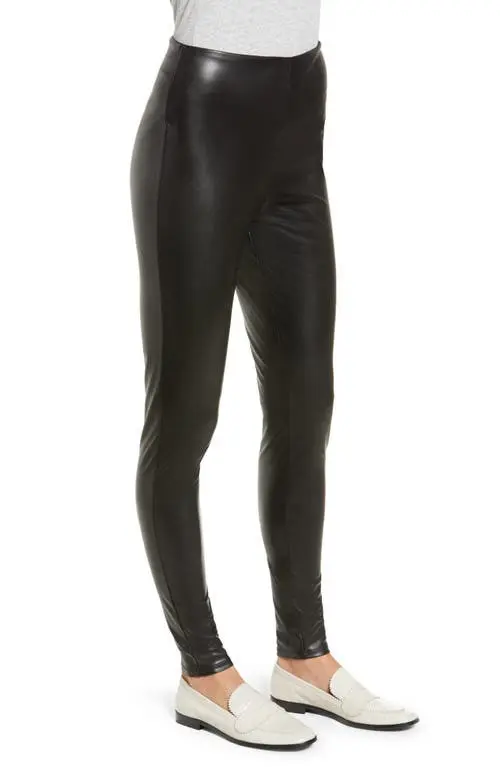Halogen Faux Leather Leggings