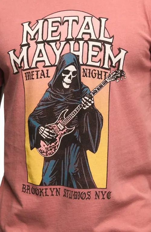 Lucky Brand Metal Mayhem Cotton Graphic T-shirt