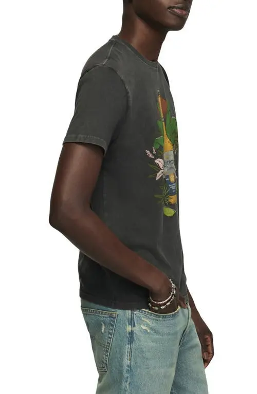 Lucky Brand Corona Tropical Cotton Graphic T-shirt