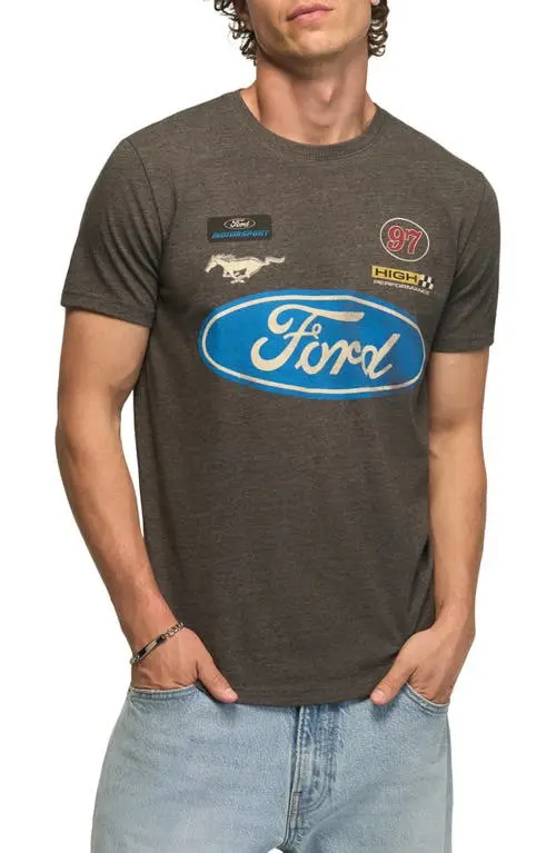 Lucky Brand Ford Racing Cotton Blend Graphic T-shirt