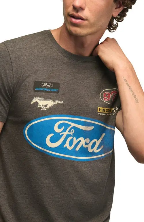 Lucky Brand Ford Racing Cotton Blend Graphic T-shirt