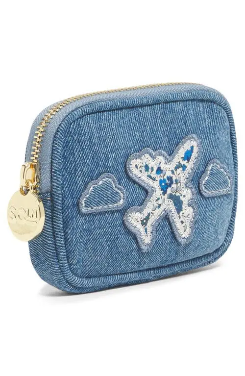 Stoney Clover Lane Airplane Patch Micro Pouch