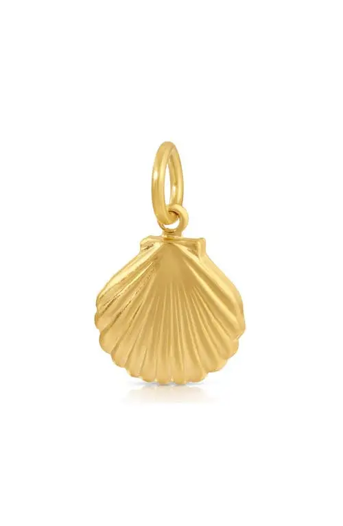 KOZAKH Shell Charm In 14k Plate - Gold