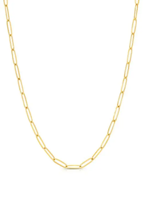 KOZAKH Large Flat Link Necklace - Gold