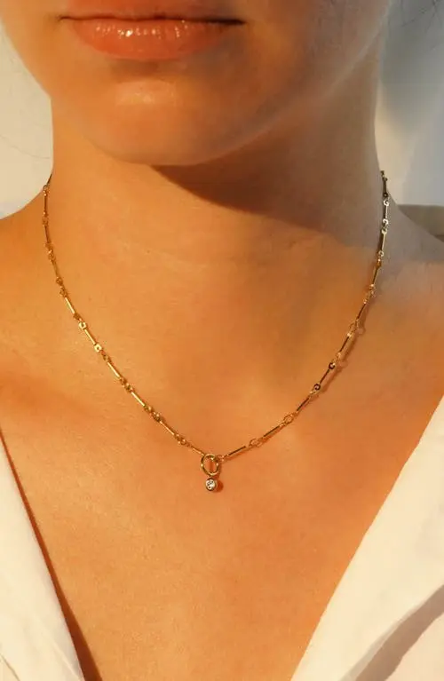 KOZAKH Cubic Zirconia Bezel Charm