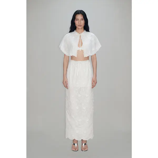 ATOIR Marjorie Bralette And Cape - Ivory