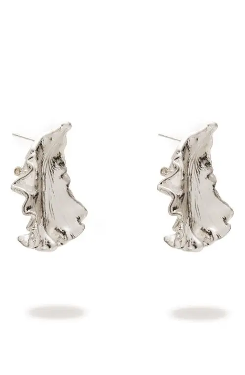 Cult Gaia Iris Leaf Clip-on Earrings