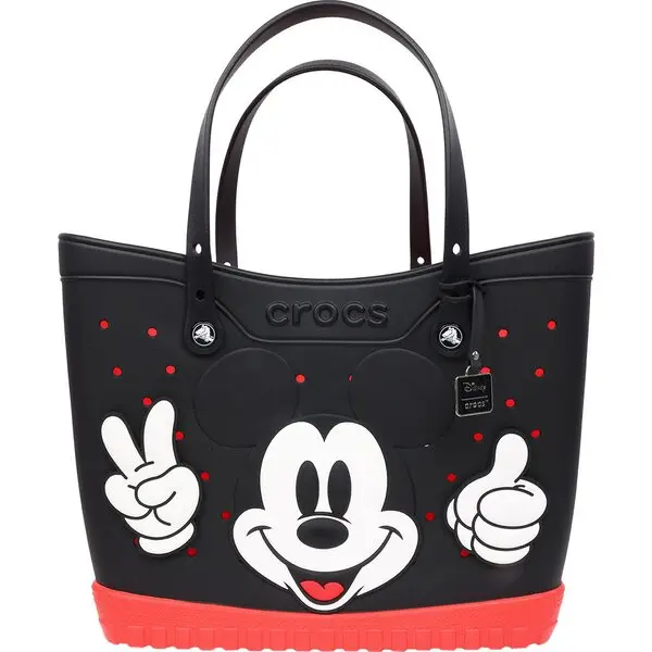DISNEY MICKEY MOUSE X CROCS Classic Large Tote - Black