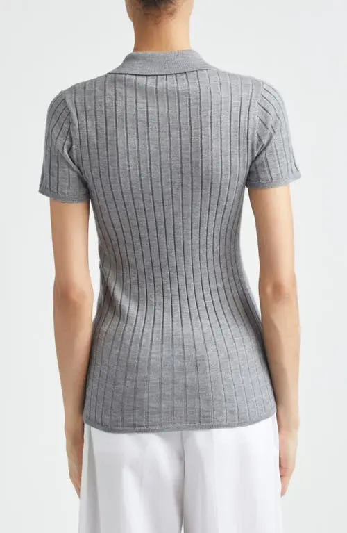 TOTEME Cashmere & Silk Rib Polo