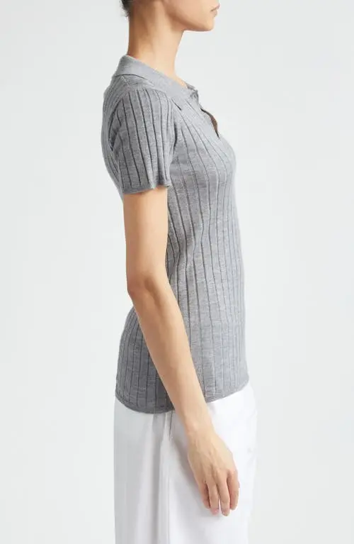 TOTEME Cashmere & Silk Rib Polo