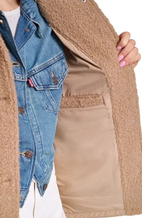 LEVI'S Boucle Shacket - Chestnut