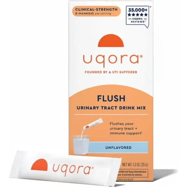 UQORA Flushurinary Tract With D Mannose, Vitamin C, Vitamin B6, Potassium