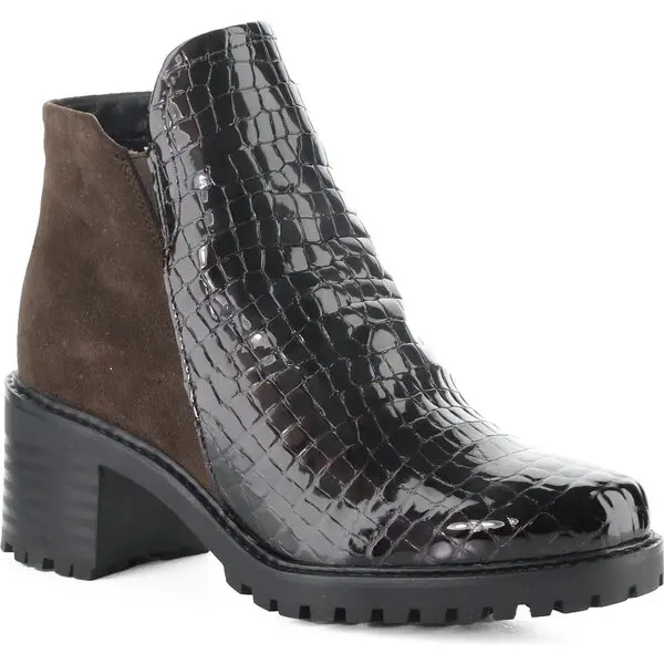BOS. & CO. Inara Bootie - Dk Brown/coffee