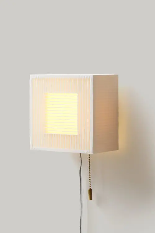 WOOJ DESIGN Palindrome Sconce - White