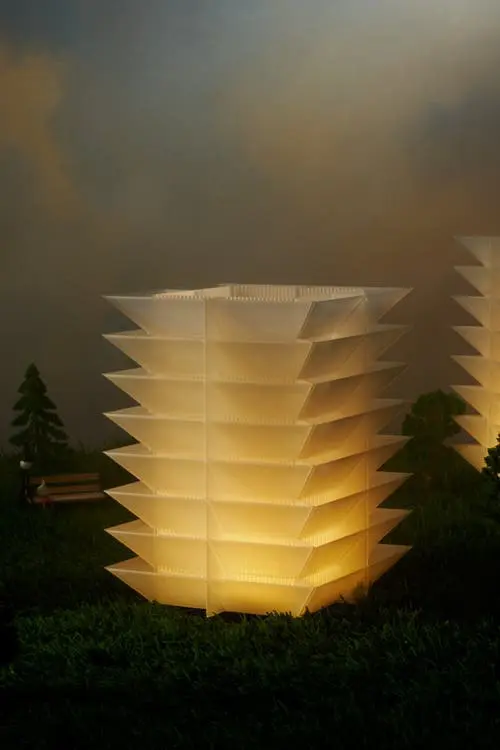 WOOJ DESIGN Cordless Pagoda Lamp
