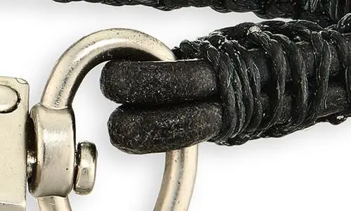 Caputo & Co Zig Zag Macramé Bracelet