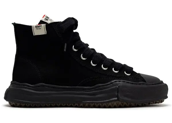 Mihara Yasuhiro Peterson Og Sole Canvas High Triplein - Black