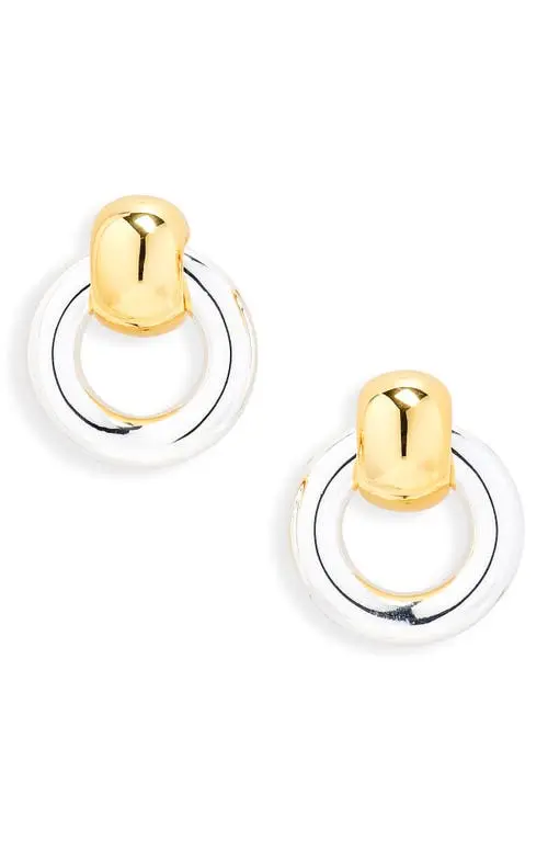 Jenny Bird Faye Mini Puffy Door Knocker Earrings