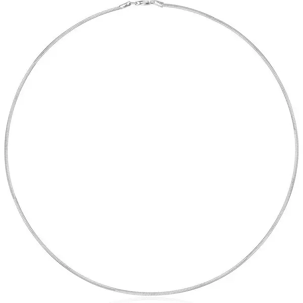 Lafonn Lina Omega Choker Necklace - Silver