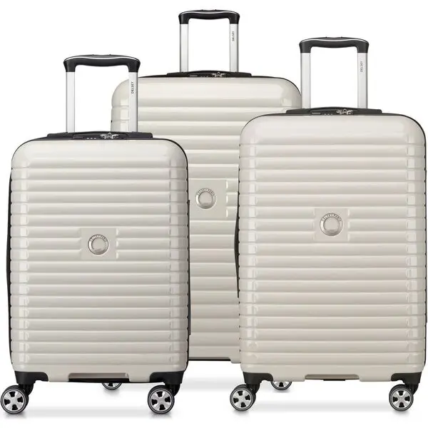 DELSEY PARIS Cruise 3.0 Hardside Expandable 3-piece Spinner Luggage Set - Ivory